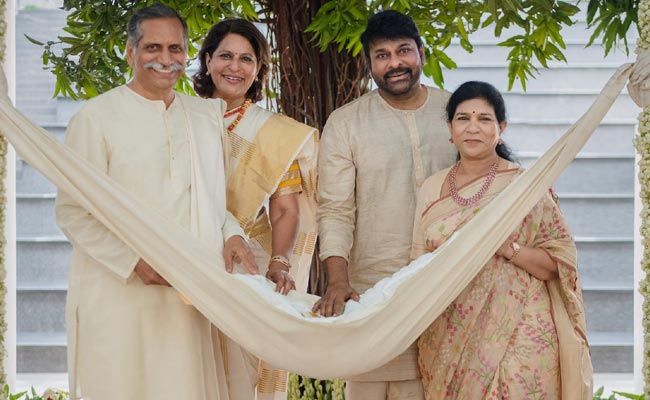 Chiranjeevi Explains Ram Charan And Upasana Daughter Name Klin Kaara ...