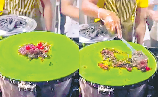 ఓకైకే పాన్‌ దోశ వాలా! | Viral Video Of Paan Dosa Gives Desi Foodies A ...