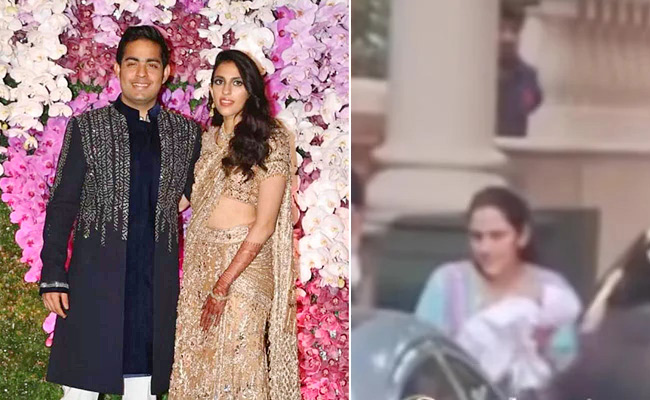 Viral Video: Akash Ambani's Wife, Shloka Ambani First Spotted With Her ...