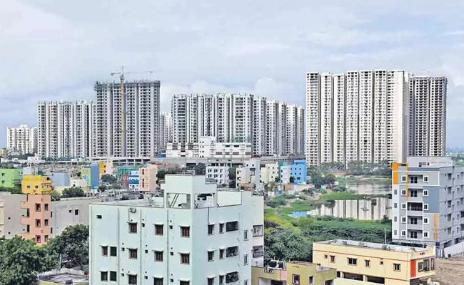 Hyderabad real estate market down; Property registrations declined in June - Sakshi