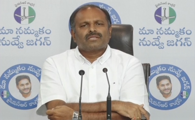 MLA Sri Gadikota Srikanth Reddy Slams Pawan Kalyan In Tadepalli - Sakshi