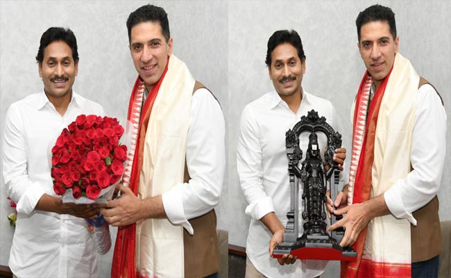 K Raheja Group President Neel Raheja Meet CM Jagan - Sakshi