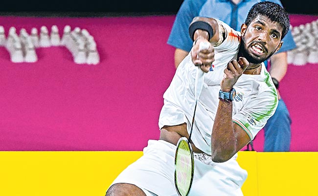 Indian Badminton Star Satwiksairaj Rankireddy Breaks Speed Record - Sakshi