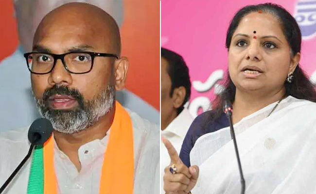 MLC Kavitha Fires On BJP MP Dharmapuri Aravind Allegations On Her, Details Inside - Sakshi