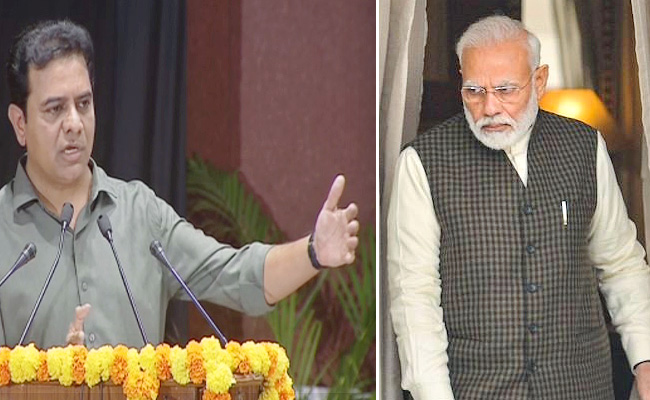 Minister KTR Slams Modi Government Over Telangana State Development ...