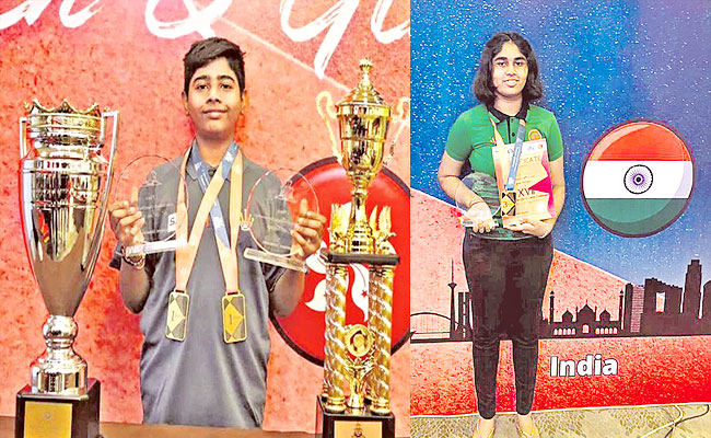 Telangana Chess Player Advaith Twin Gold's Asian Schools Chess ...