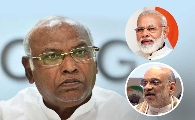 Congress President Mallikarjun Kharge Writes Back To Amit Shah ... Congress President Mallikarjun Kharge Writes Back To Amit Shah ...