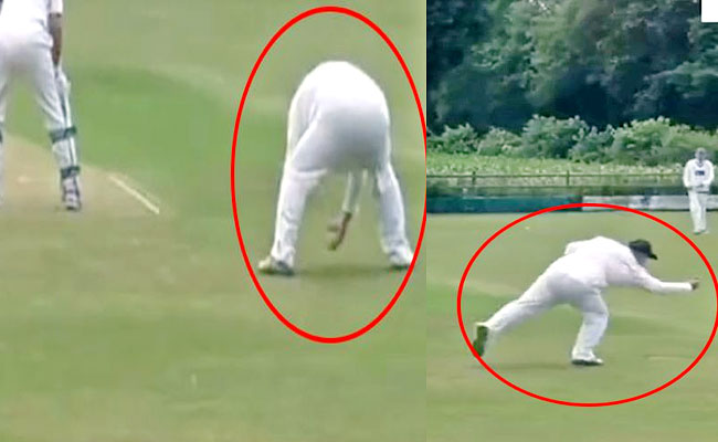 మిస్‌ అయిన చోటే మళ్లీ దొరికితే! | Fielder Drops Dolly Catch Then Takes ...