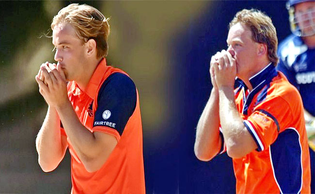 Dutch Hero Bas De Leede Does Dad Proud ICC Shares Like Father Like Son ...