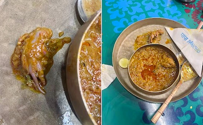 Viral: Man Finds Dead Rat In Chicken Dish At Mumbai Restaurant - Sakshi