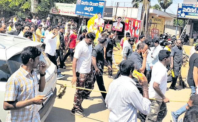 జనం లేక లోకేశ్‌ పాదయాత్ర వెలవెల | Nara Lokesh padayatra fails to draw ...