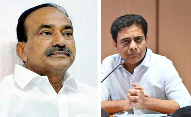 Interesting Conversation Between KTR, Etela Rajender And Jagga Reddy At ...