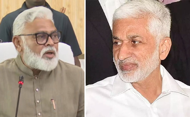 Minister Ambati Rambabu Meet YSRCP Mp Vijayasai Reddy - Sakshi