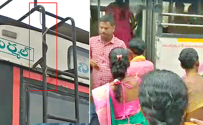 Snake Entered The RTC Bus In Nirmal District, Video Goes Viral - Sakshi