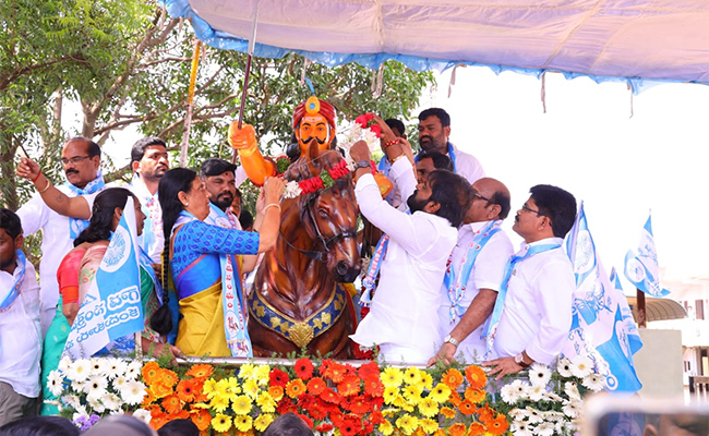 సర్దార్ సర్వాయి పాపన్న గౌడ్ విగ్రహావిష్కరణ | Sardar Sarvai Papanna ...