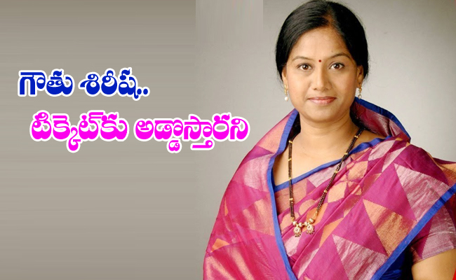 TDP Senior Leader Fires On Gouthu Sirisha - Sakshi