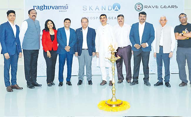 స్కంద ఏరోస్పేస్‌ ప్లాంటు ప్రారంభం | Inauguration of Skanda Aerospace ...