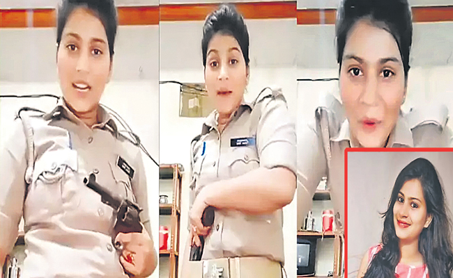 అరరే... ఎంత పనైపాయే! | Lady police constable suspended after viral ...