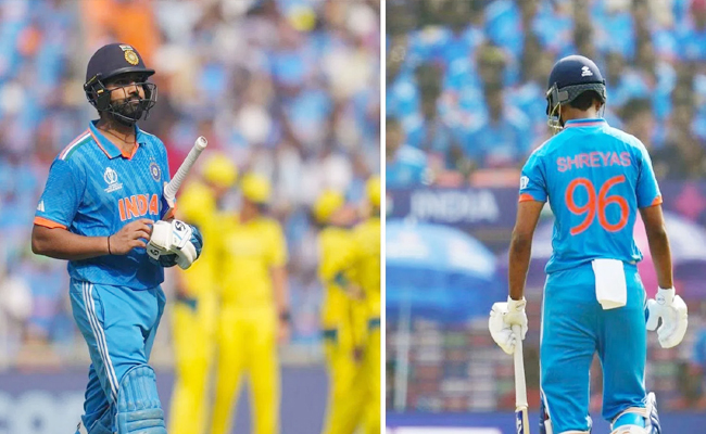 CWC 2023: చెప్పినట్లే రోహిత్‌, అయ్యర్‌ అవుటయ్యారు! ఇదేందయ్యా..! | CWC ...
