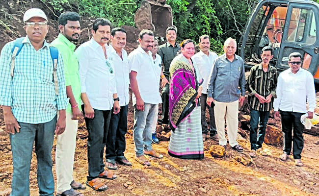 ‘గిరి’ రహదారులకు మోక్షం | AP Govt Reconstructing Damaged Roads in ...