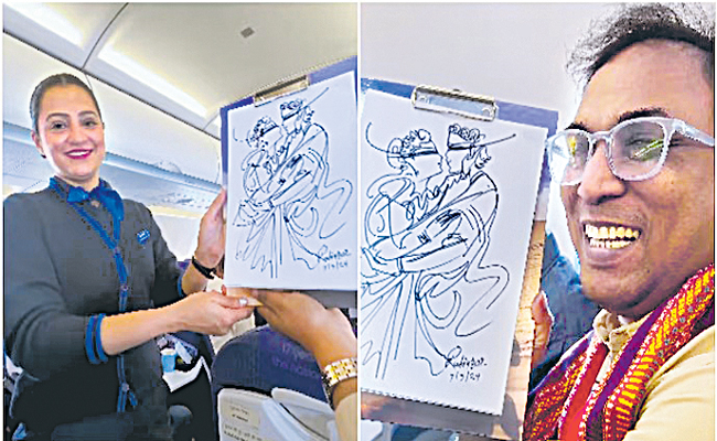 సంతకాన్ని జంతర్‌మంతర్‌ చేసినచో... | Man Creates Beautiful Artwork From ...