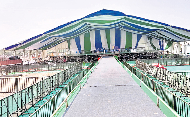 YSRCP Siddham: దద్దరిల్లేలా రేపే సిద్ధం సభ | The Arrangements For The ...