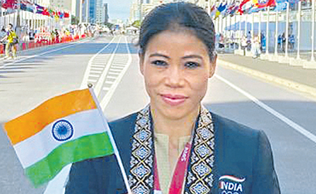 చెఫ్‌ డి మిషన్‌గా వైదొలగిన మేరీకోమ్‌ | Mary Kom stepped down as Chef de ...
