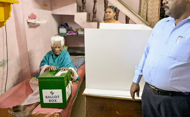 ఇంటి వద్ద ఓటింగ్‌ నేటి నుంచే.. | Home voting in Rajasthan for first ...