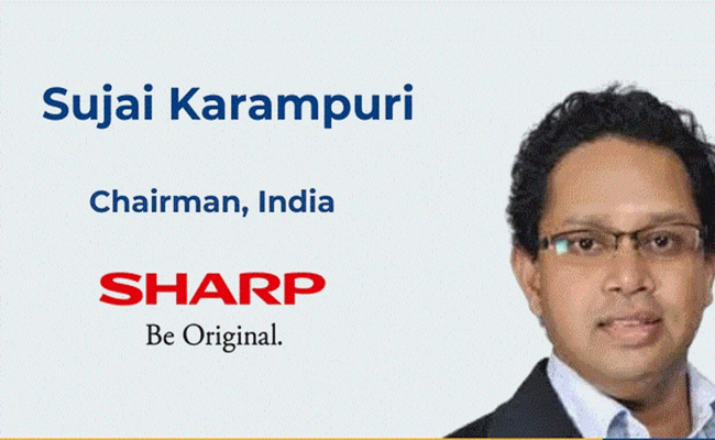 షార్ప్‌ ఇండియా చైర్మన్‌గా సుజయ్‌ | SHARP appoints Sujai Karampuri as ...