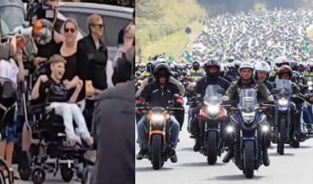 Bike Parade To Cheer Up German Kid Suffering From Cancer Again, Video ...