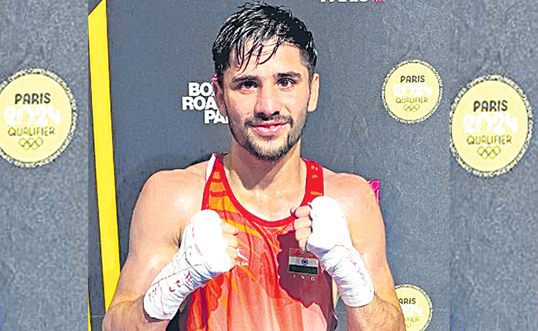 ‘పారిస్‌’కు చేరువగా సచిన్‌ | Indian Boxer Sachin Siwach in Quarter ...