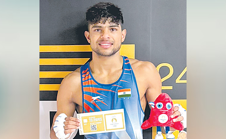 నిశాంత్‌ దేవ్‌కు పారిస్‌ ‘టికెట్‌’ | Indian boxer qualified for ...