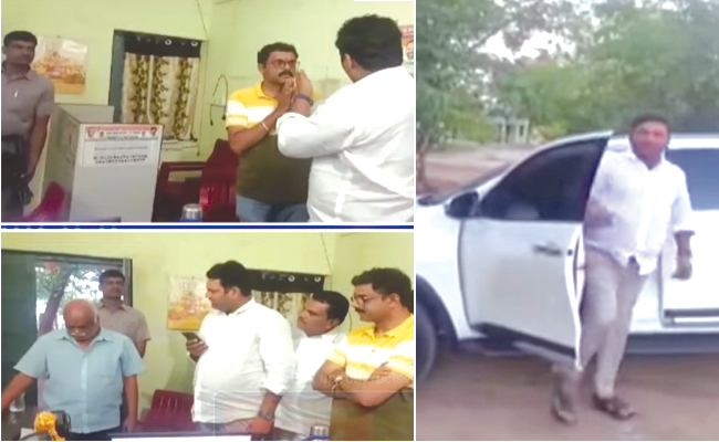 ఆదివారం నాడు ఆఫీసుల్లో మీకేం పనయ్యా? | Telangana: Jadcherla MLA Catches ...
