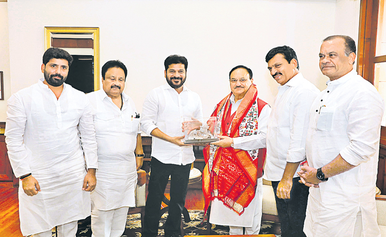 రూ.693 కోట్ల ఎన్‌హెచ్‌ఎం బకాయిలు ఇవ్వండి: సీఎం రేవంత్‌రెడ్డి | CM ...