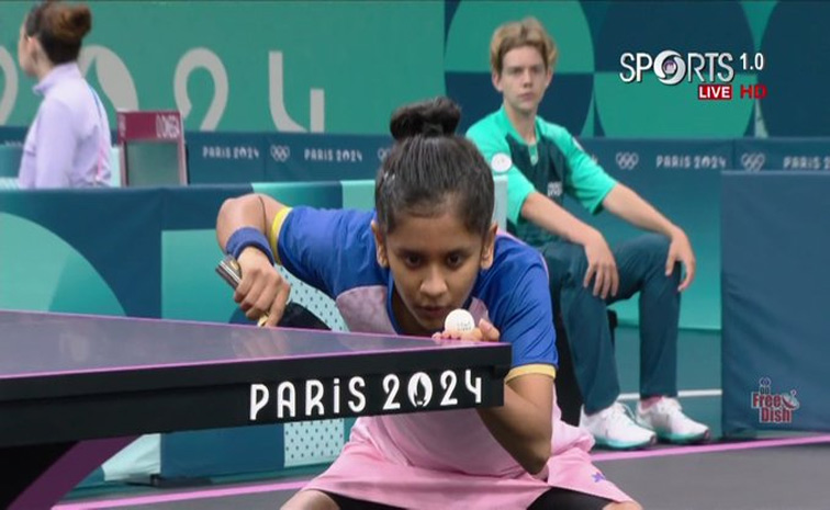 Paris Olympics 2024: బోణి కొట్టిన మరో తెలుగమ్మాయి | PARIS OLYMPICS 2024 TABLE TENNIS: SREEJA ...