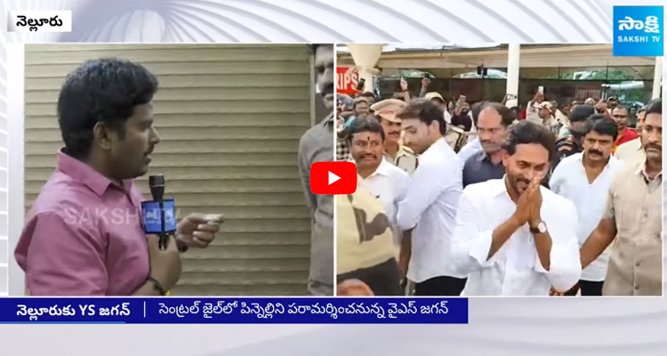 నెల్లూరుకు వైఎస్ జగన్ | YS Jagan to Meet Pinnelli Ramakrishna Reddy In Nellore | Sakshi