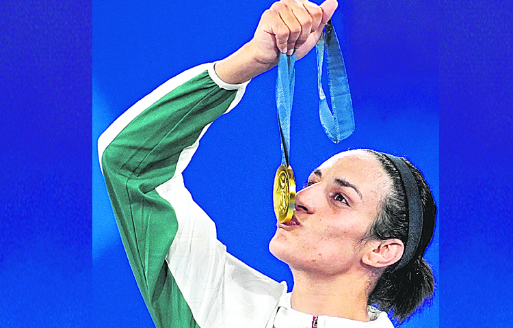 Paris olympics: ఖలీఫ్‌ పసిడి పంచ్‌ | The winner was Algerian boxer | Sakshi
