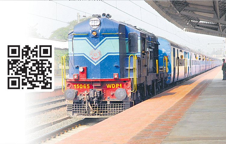 రైల్వేలో క్యూఆర్‌ కోడ్‌ | QR Code in Railways | Sakshi