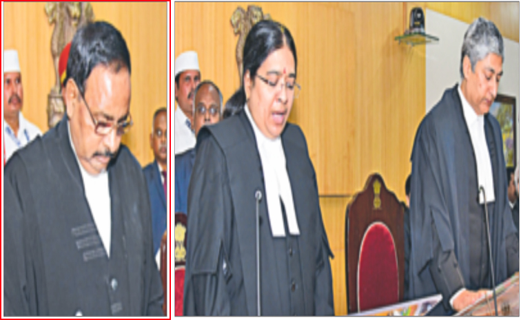 హైకోర్టు శాశ్వత న్యాయమూర్తులుగా ఇద్దరు ప్రమాణం | Two sworn in as ...