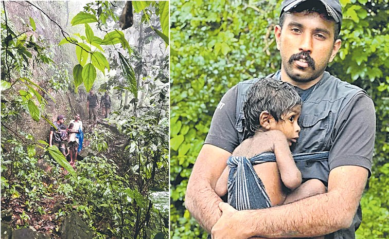Wayanad landslide: ఆరు ప్రాణాలు నిలబెట్టారు | Wayanad Landslide: Kerala ...