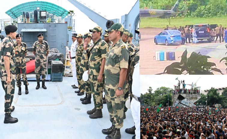 భారత్‌-బంగ్లా బోర్డర్‌: BSF హై అలర్ట్‌ | BSF High Alert At India And ...