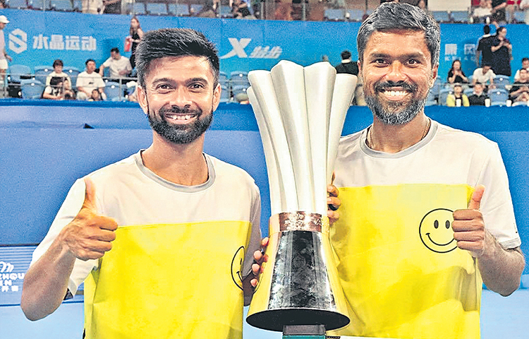 నిరీక్షణ ముగిసె... | Indian tennis player Vijay Sundar Prashanth won ...