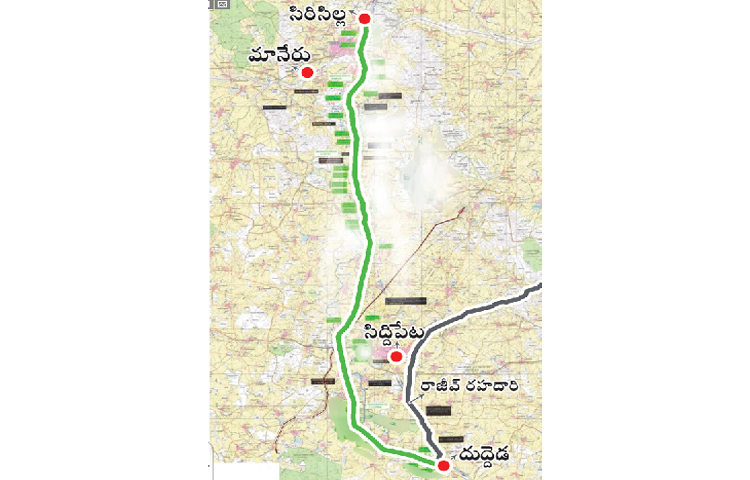 సిద్దిపేట మీదుగా ఫోర్‌వే | Fourway through Siddipet | Sakshi
