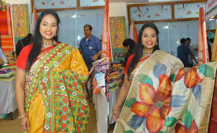 కళింగలో పట్టు ప్రదర్శన | pattu and silk saree exhibition in kalinga ...