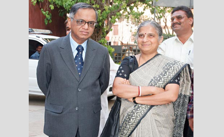 పెళ్లిరోజున భార్యను బాధపెట్టిన నారాయణమూర్తి! | Infosys co-founder ...