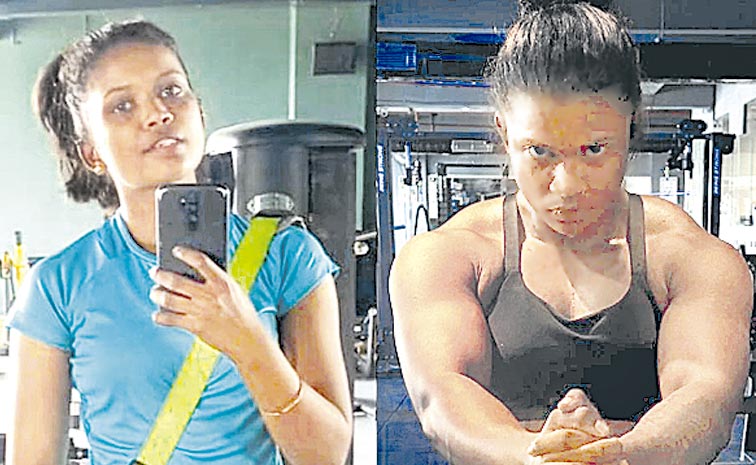 మండే కండలు | Female Bodybuilder Ravuri Esther Rani from Guntur | Sakshi