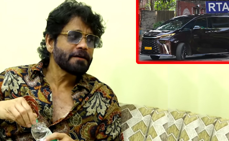 ఖైరతాబాద్‌ ఆర్టీఏ కార్యాలయంలో నాగార్జున | Akkineni Nagarjuna Visited ...
