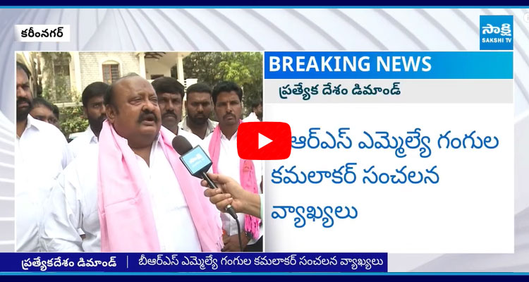 బీఆర్ఎస్ ఎమ్మెల్యే గంగుల కమలాకర్ సంచలన వ్యాఖ్యలు | BRS MLA Gangula Kamalakar Sensational ...