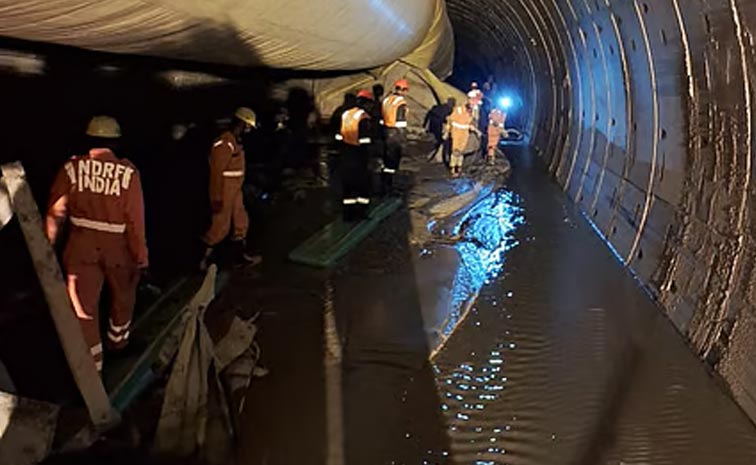 SLBC: సహాయక చర్యలు కొనసాగింపు.. కన్వేయర్‌ బెల్టు విస్తరణ | SLBC rescue ...