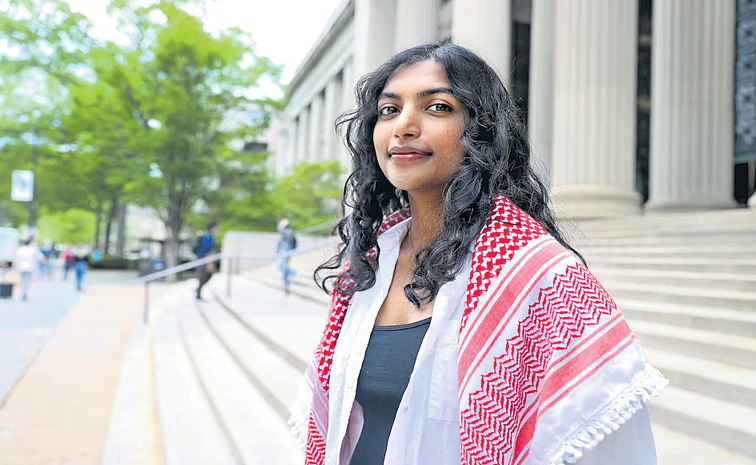 ఎంఐటీ వేదిక నుంచి పాలస్తీనాకు సంఘీభావం | MIT Class President Megha ...